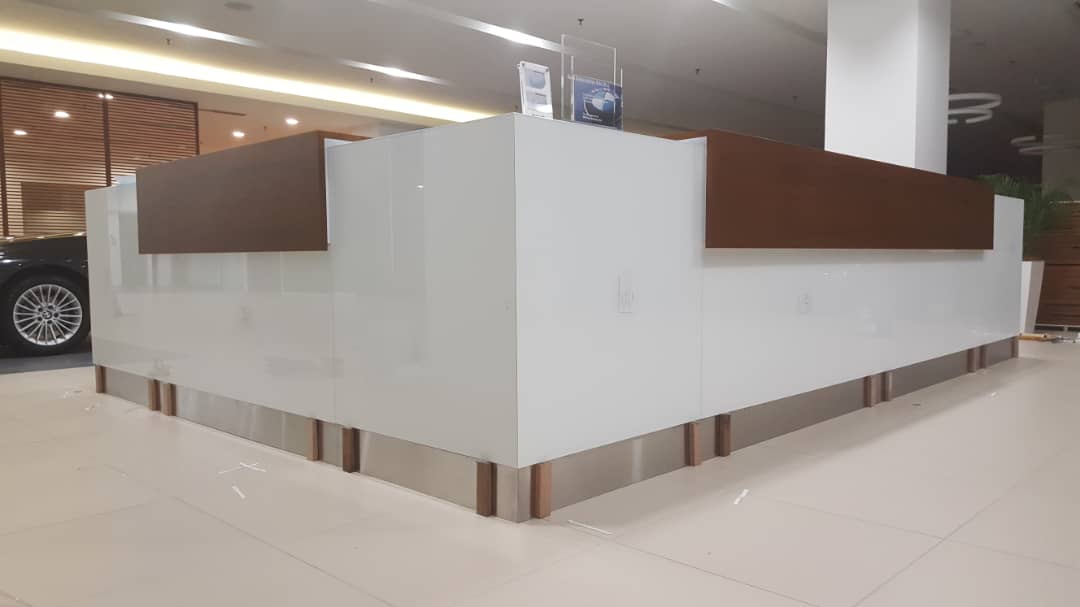 BMW Reception Counter - Fa Glasses Sdn Bhd